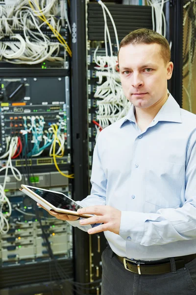Network engineer admin at data center - Stock Image - Everypixel