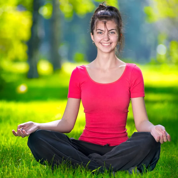 Young Woman Doing Yoga Exercises Stock Image Everypixel