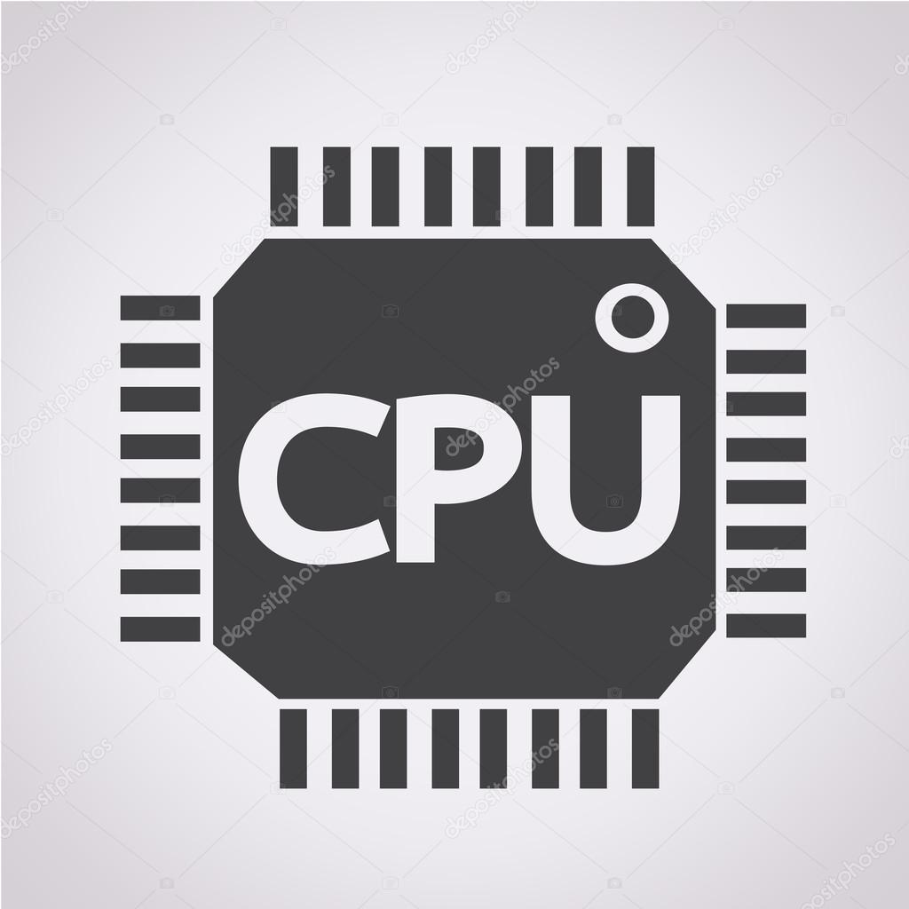 Cpu 图标矢量 illustartion — 图库矢量图像© porjai #71163229