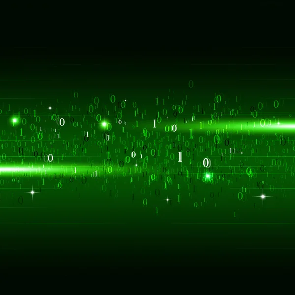 Binary Numbers Green Background - Stock Image - Everypixel