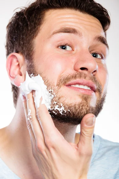 Man preparing to shave - Stock Image - Everypixel