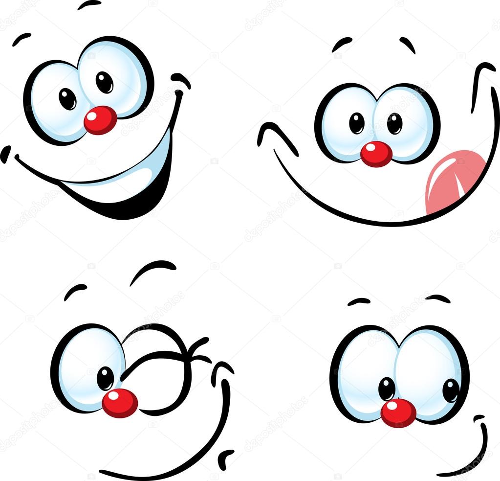 Dessin animé drôle vecteur visage - sourire — Image vectorielle #76007721 Dessin animé drôle vecteur visage - sourire — Image vectorielle #76007721