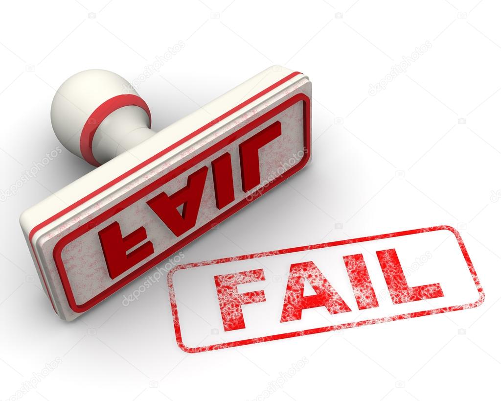 White and red fail stamp — Stock Photo © Waldemarus #65092239 White and red fail stamp — Stock Photo © Waldemarus #65092239