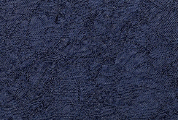 Dark blue wavy background from a textile material. Fabric with natural texture closeup. - Stock ...