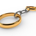 Connected wedding rings — Stock Photo © Geckly #2600265