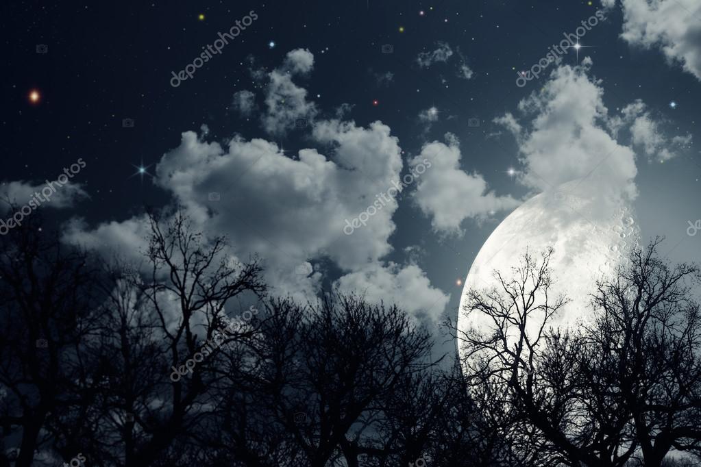 Starry night. Abstract background — Stock Photo © tolokonov #65767303