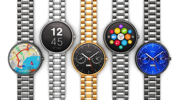 Collection of smart watches — Stock Photo © scanrail #50545021