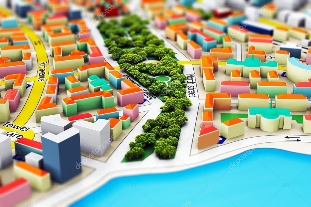 Miniature city — Stock Photo © scanrail #65524129