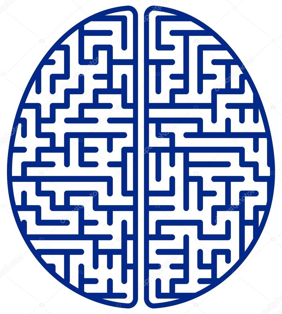 Brain abstract icon Stock Vector by ©AlexanderZam 100364726