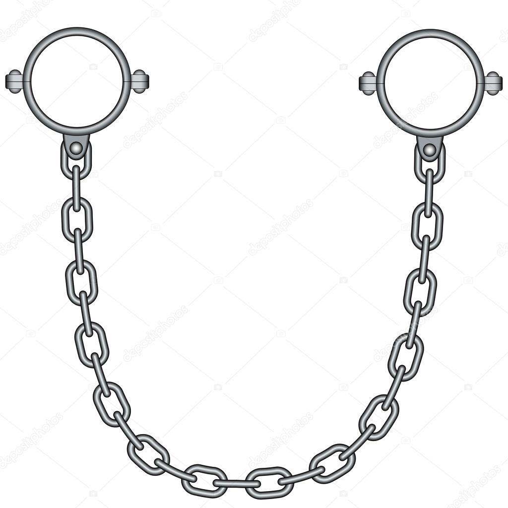Shackles Vector Drawing Stock Vector Illustration Of