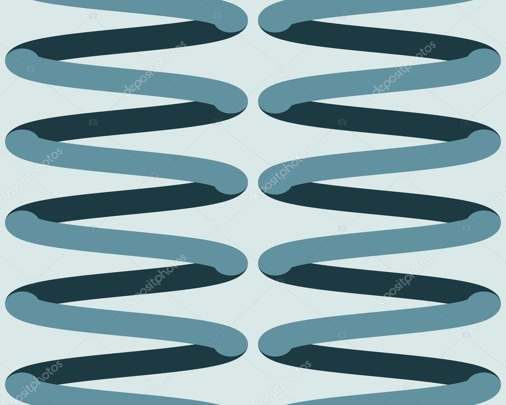 Abstract spring elements Stock Vector by ©AlexanderZam 86288664