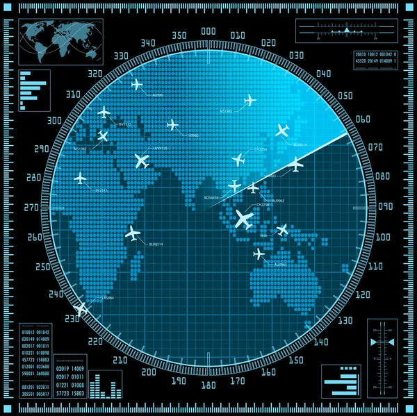 Flight radar screen, Royalty-free Flight radar screen Vector Images ...