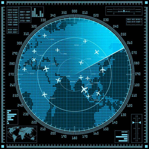 Flight radar screen, Royalty-free Flight radar screen Vector Images ...
