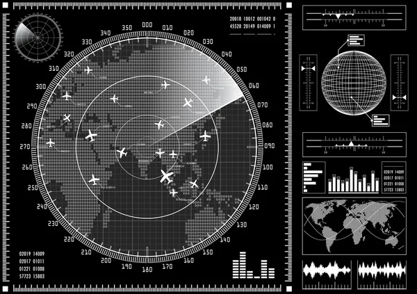 Flight radar screen, Royalty-free Flight radar screen Vector Images ...