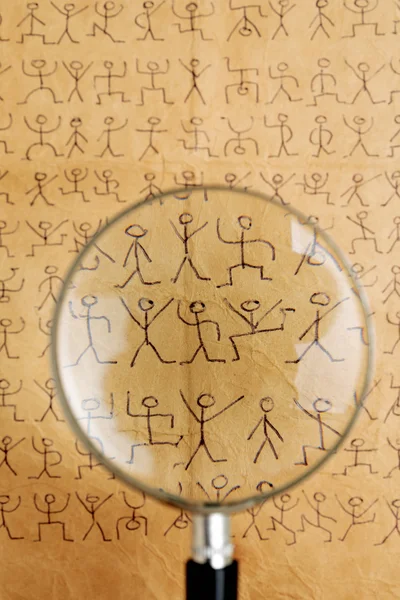 Secret code dancing men — Stock Photo © Observer #52959527