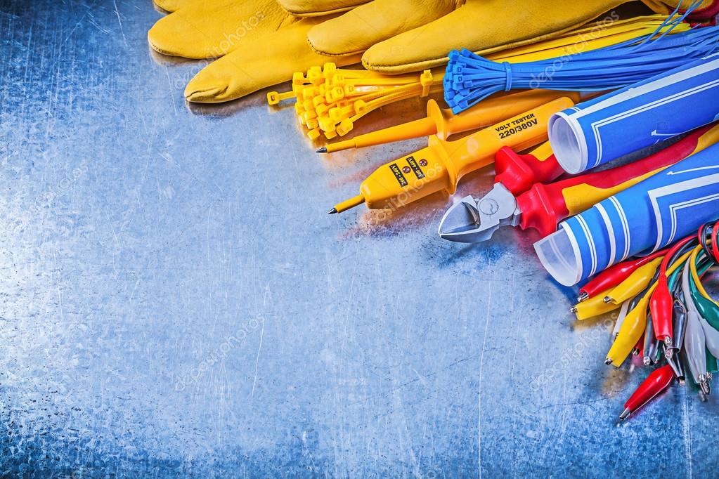 Set of electrical articles Stock Photo by ©mihalec 100712558