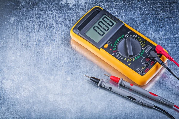 Digital clamp meter and electrical tester — Stock Photo © mihalec ...