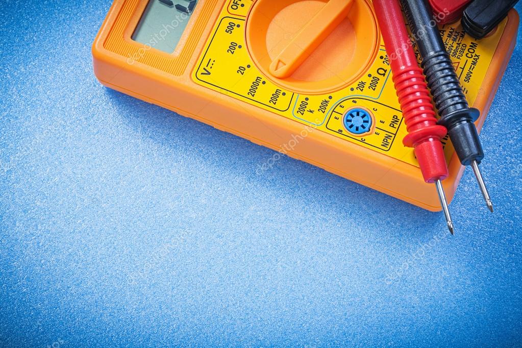 Electric digital multimeter Stock Photo by ©mihalec 108170282