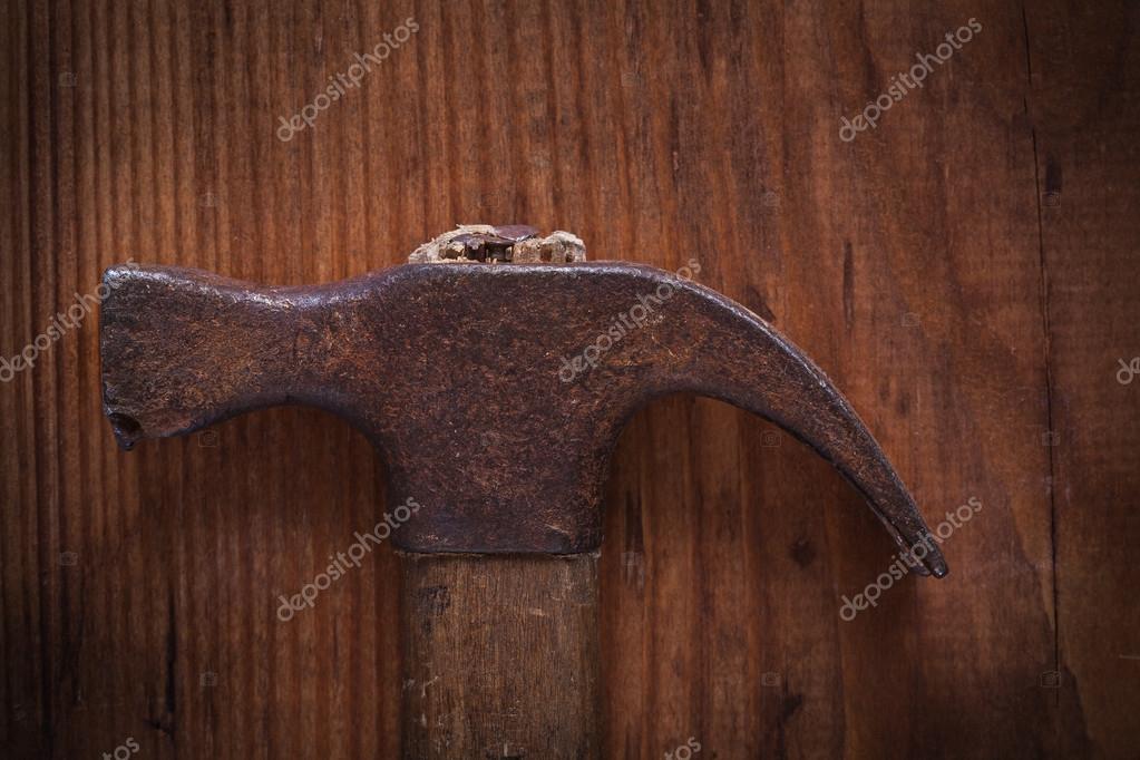 Old claw hammers | Vintage claw hammer — Stock Photo © mihalec #52876411