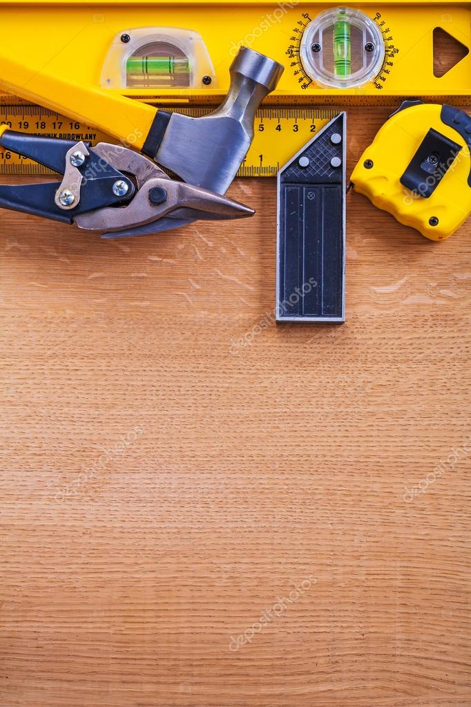 Set of construction, working tools Stock Photo by ©mihalec 72716387