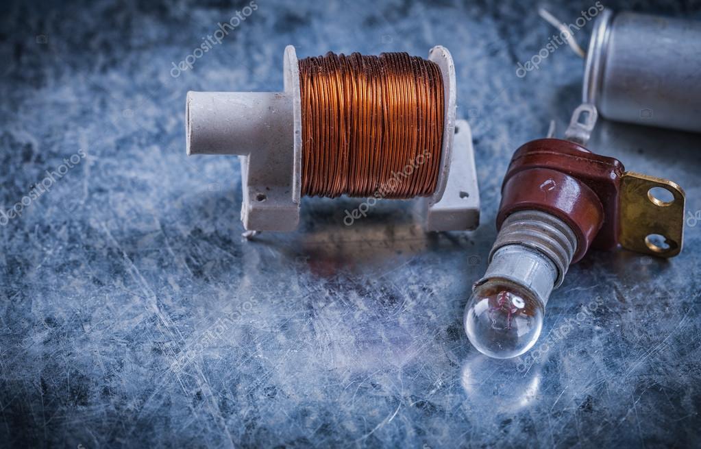 Electric condenser switch transformer Stock Photo by ©mihalec 85954334
