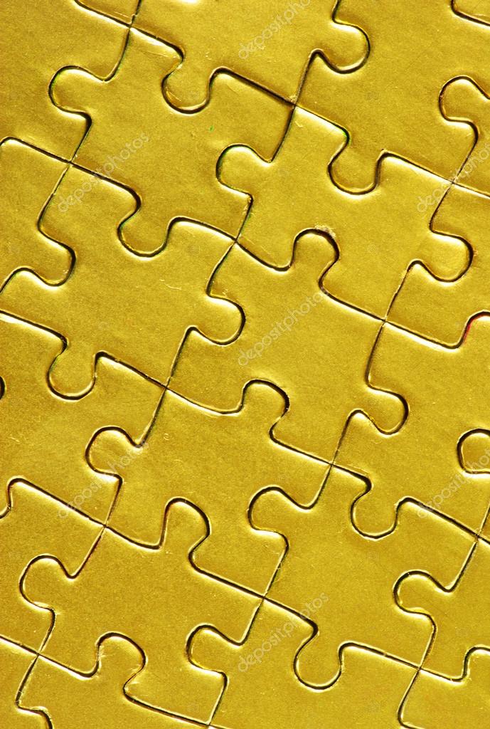 Gold puzzle — Stock Photo © Pakhnyushchyy #59040685