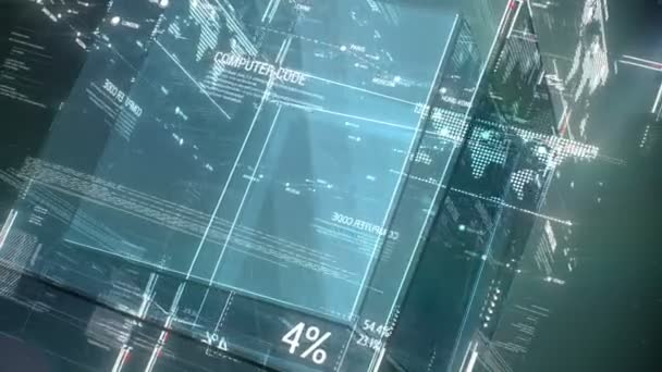 Computer code program digital background — Stock Video © EvgenB #61768451