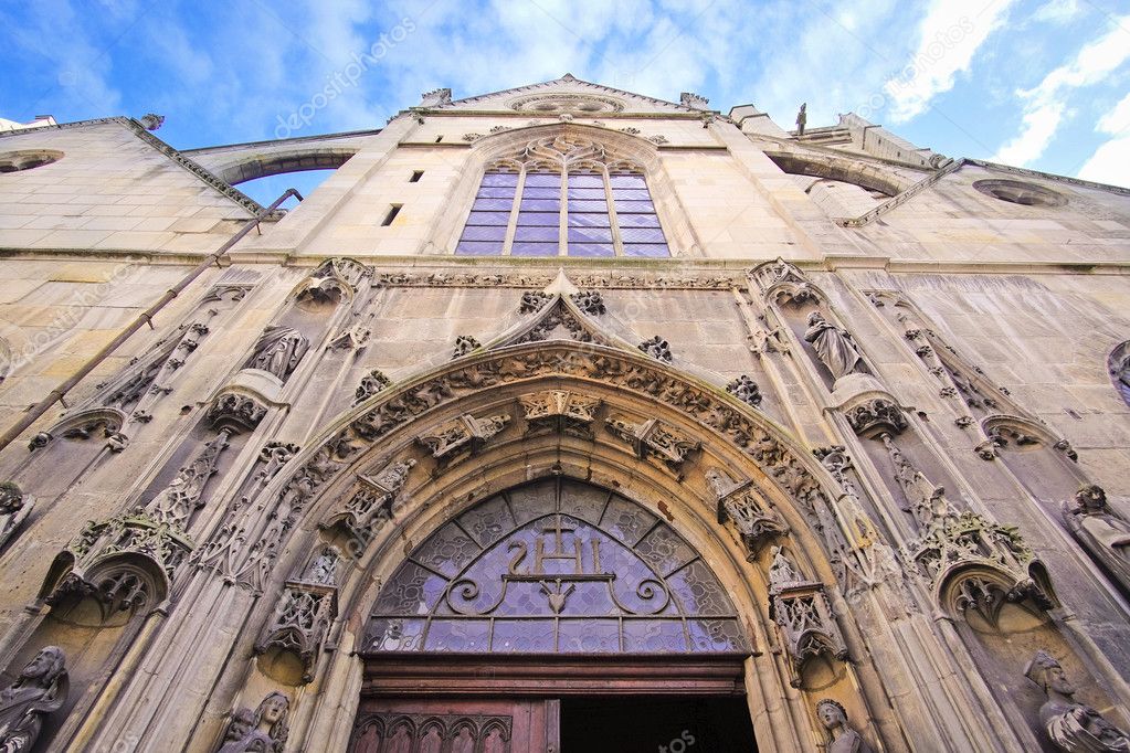 Roman-Catholic church in a center of Paris – Stock Editorial Photo ...