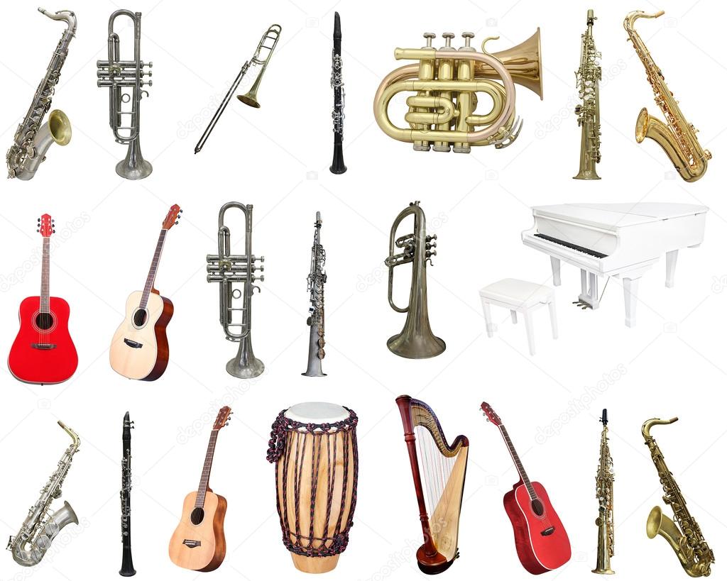 Fotos de Conjunto de instrumentos musicales - Imagen de © uatp12 #52784149