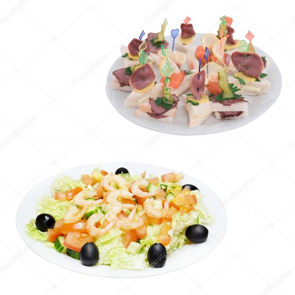 Dishes of cold appetizers Stock Photo by ©uatp12 59628547