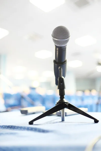 Microphone in conference room - Stock Image - Everypixel