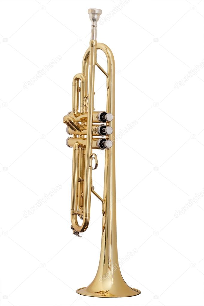 Classical music wind instrument trumpet — Stock Photo © uatp12 #87689584