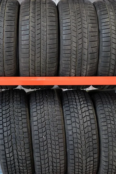 Stack of car wheels Stock Photos, Royalty Free Stack of car wheels ...