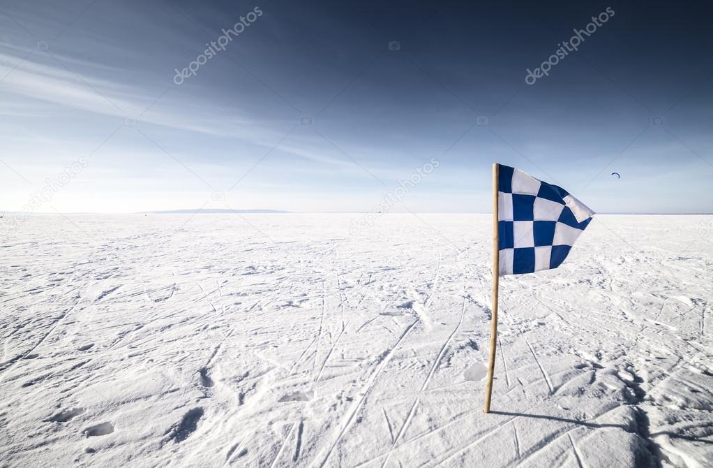 Checkered Flag Finish Line — Stock Photo © points #60617603