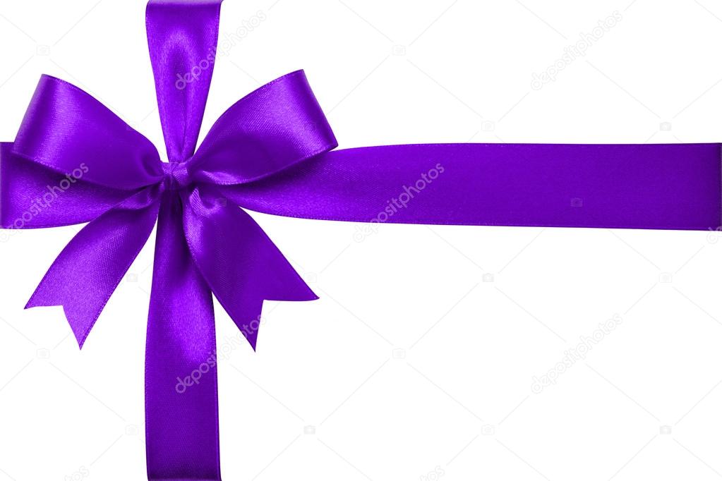 Purple ribbon Stock Photo by ©anelina 56287557