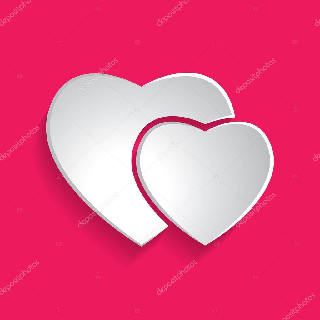 White hearts icon Stock Vector Image by ©sommersby #67349875