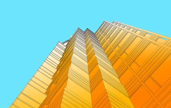 Perspective view of building Stock Vector Image by ©sommersby #67349575