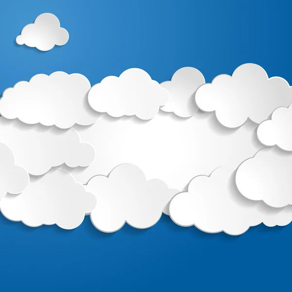 Paper frame from clouds Stock Vector Image by ©sommersby #67349677