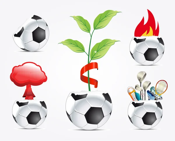 Creative football sign Stock Vector Image by ©kots_09 #53445377