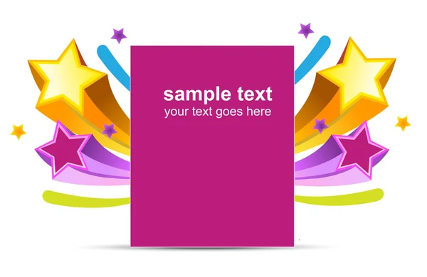 Abstract star banner — Stock Vector © kots_09 #53447647