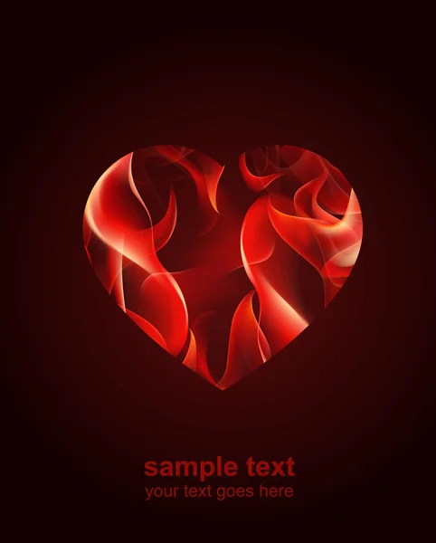 Vignette Fire Flame Illustrations — Stock Vector © baavli #6127355