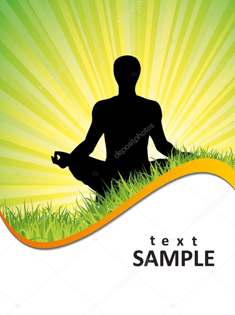 Yoga background Stock Vector Image by ©kots_09 #53448039