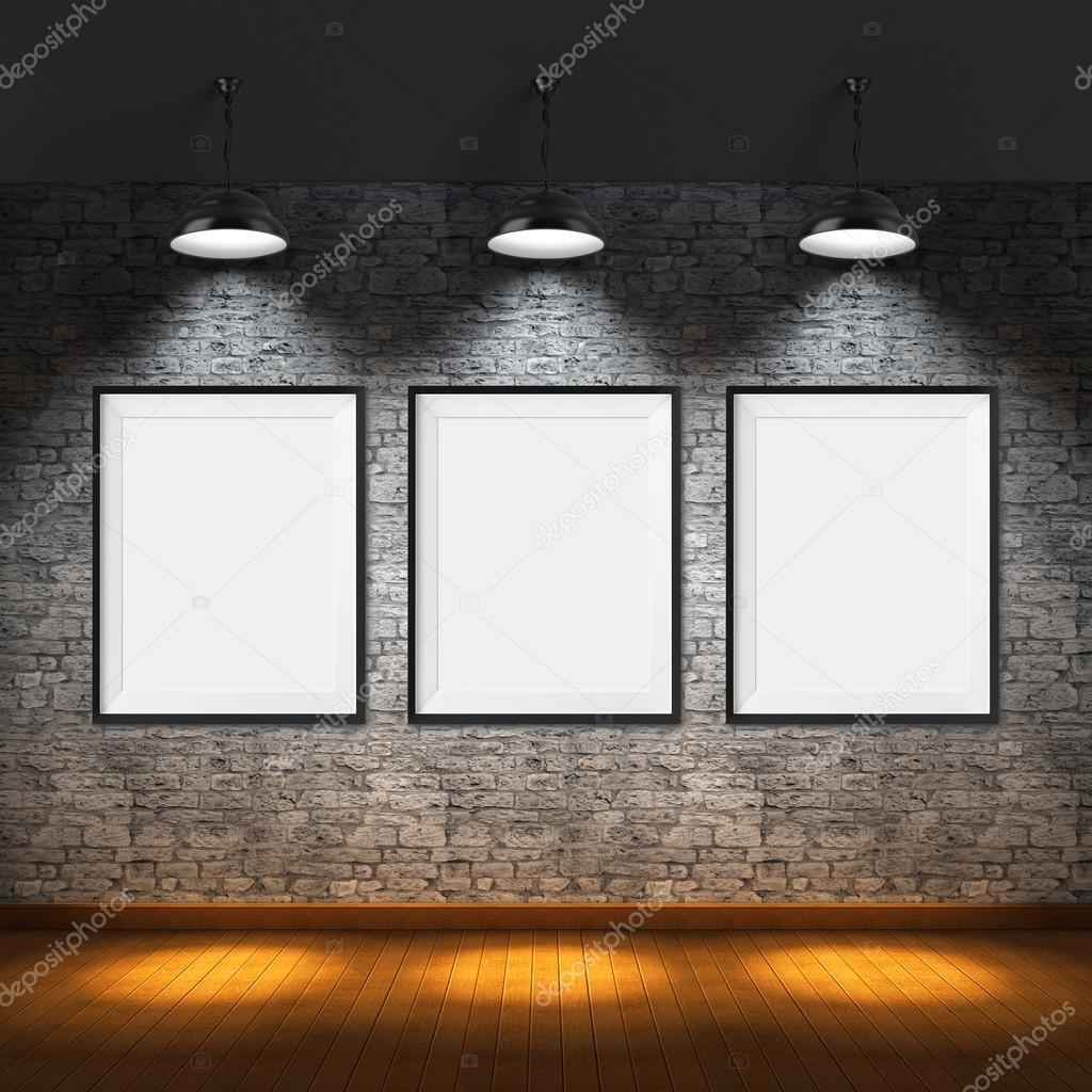 Blank Art Gallery Wall