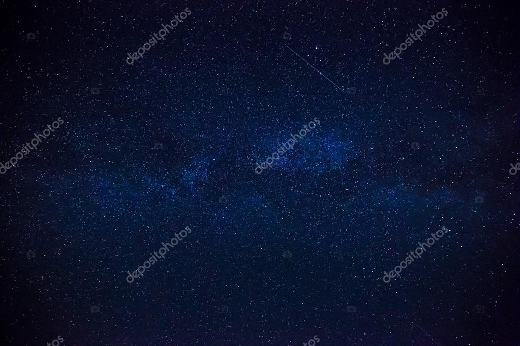 Colorful space shot showing the universe milky way galaxy with stars ...