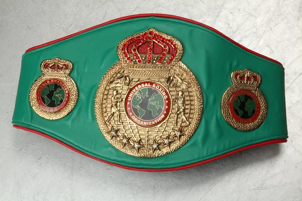 World Belt Boxing champion.UBO. Universal boxing organization. – Stock ...