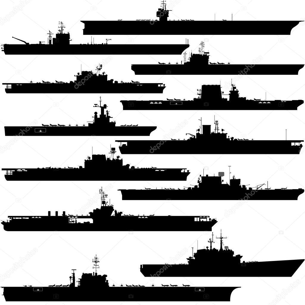 Aircraft carrier Stock Vector by ©GUARDING 68649813