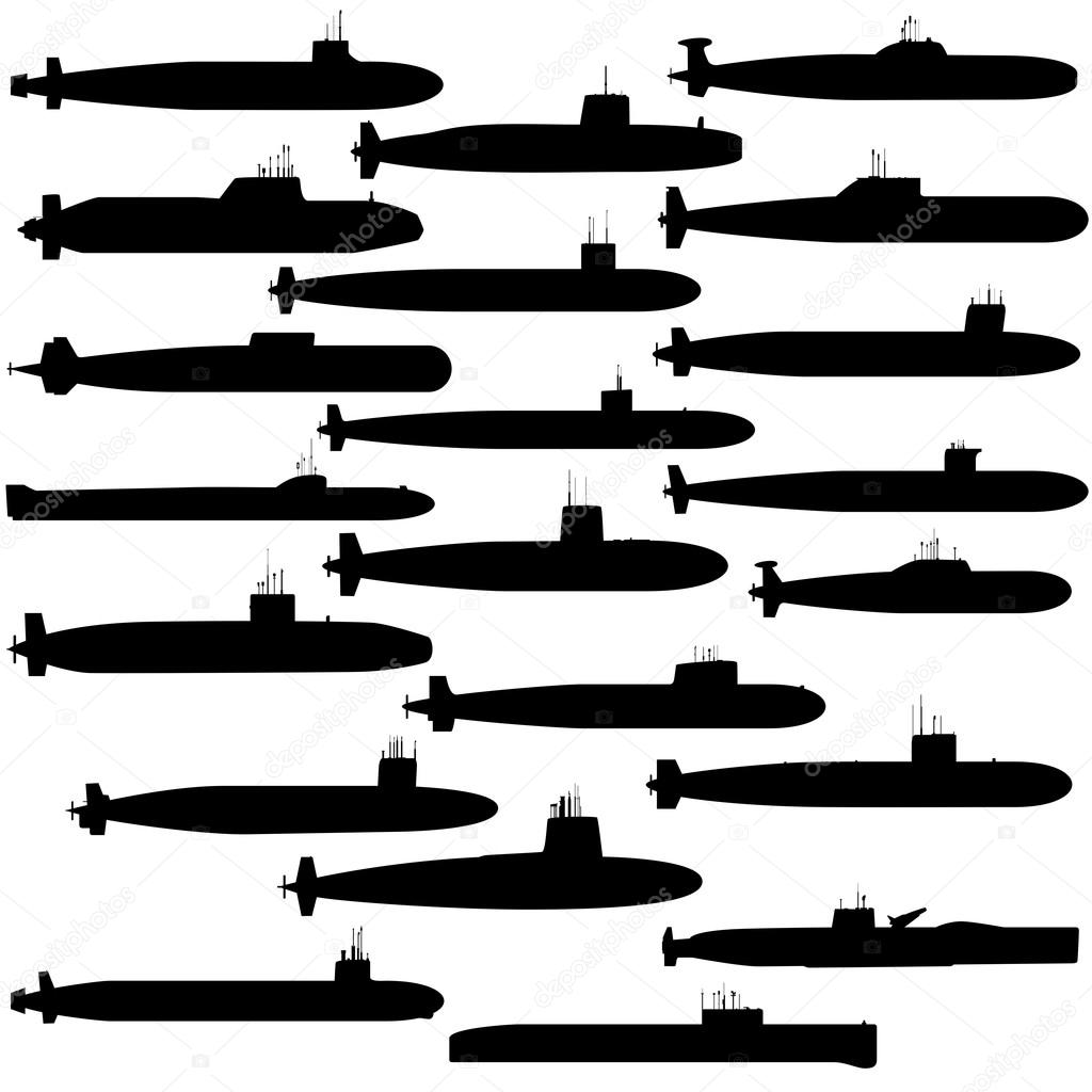 Nuclear-powered submarine Stock Vector Image by ©GUARDING #68650269