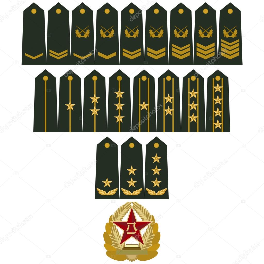 Insignes armée de Chine — Image vectorielle GUARDING © #92411982