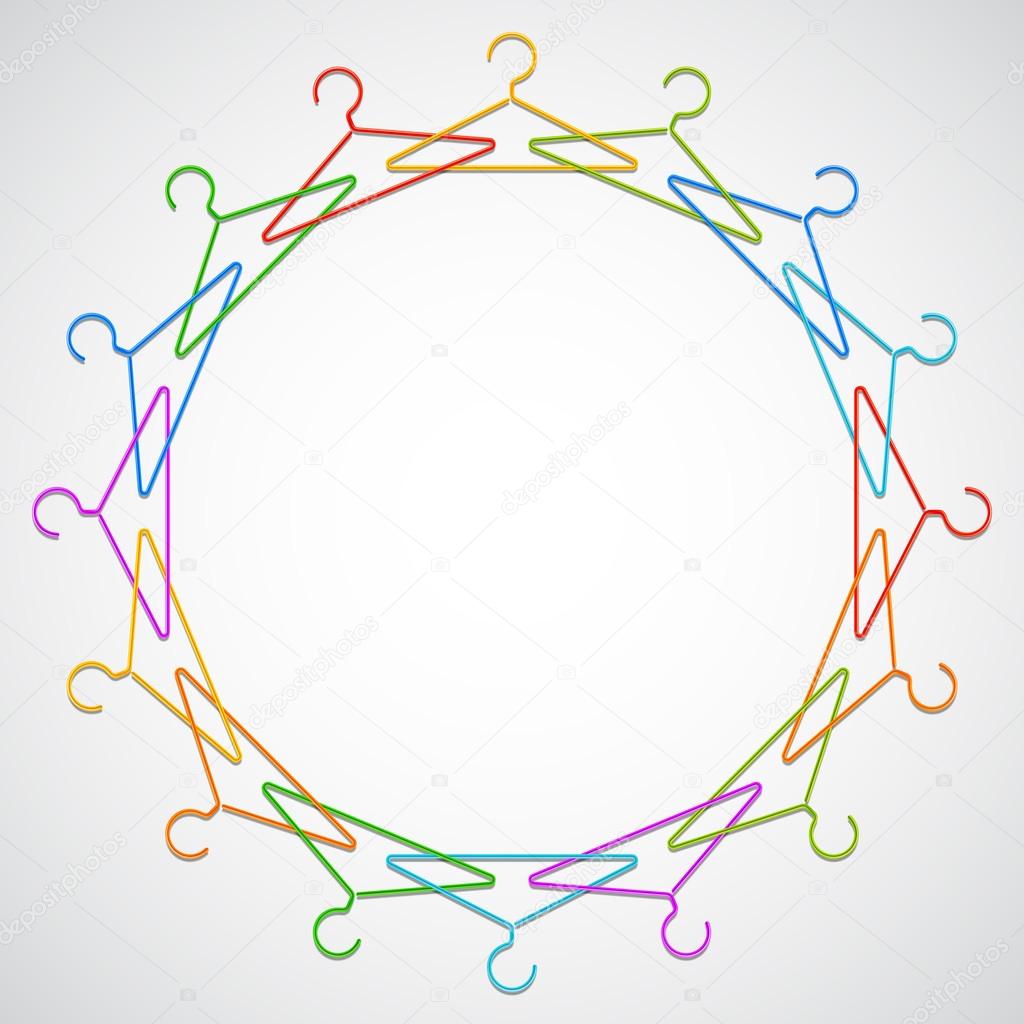 Color hangers. Stock Vector Image by ©timurock #53514657
