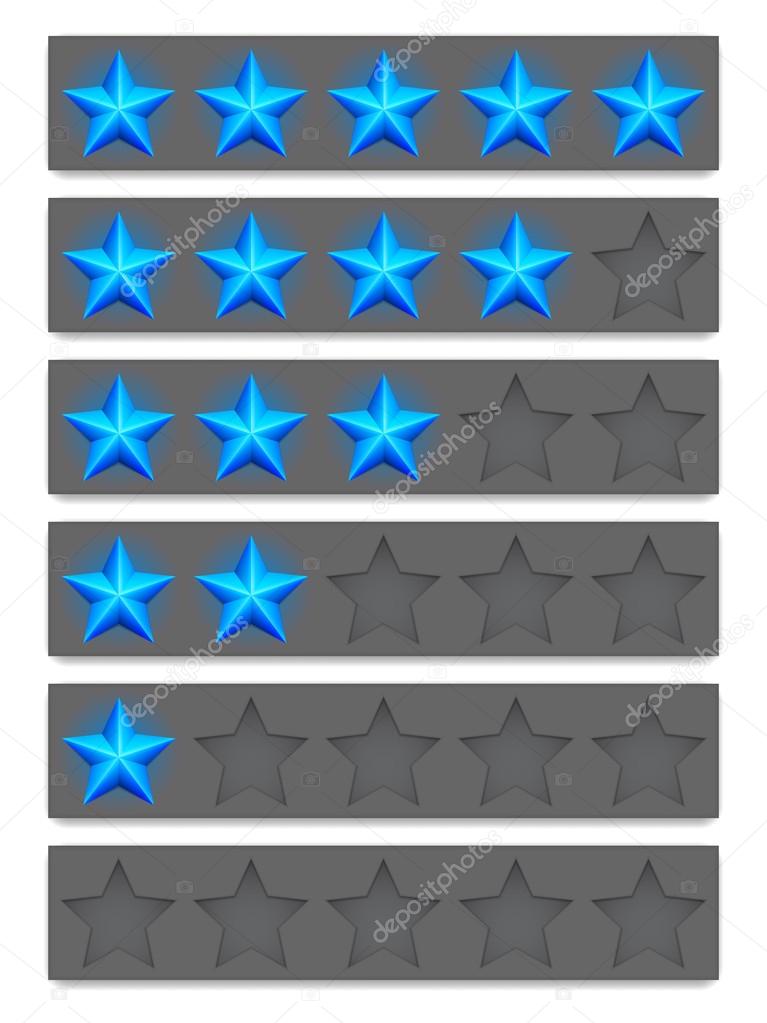 Rating buttons. Stock Vector by ©timurock 56463295